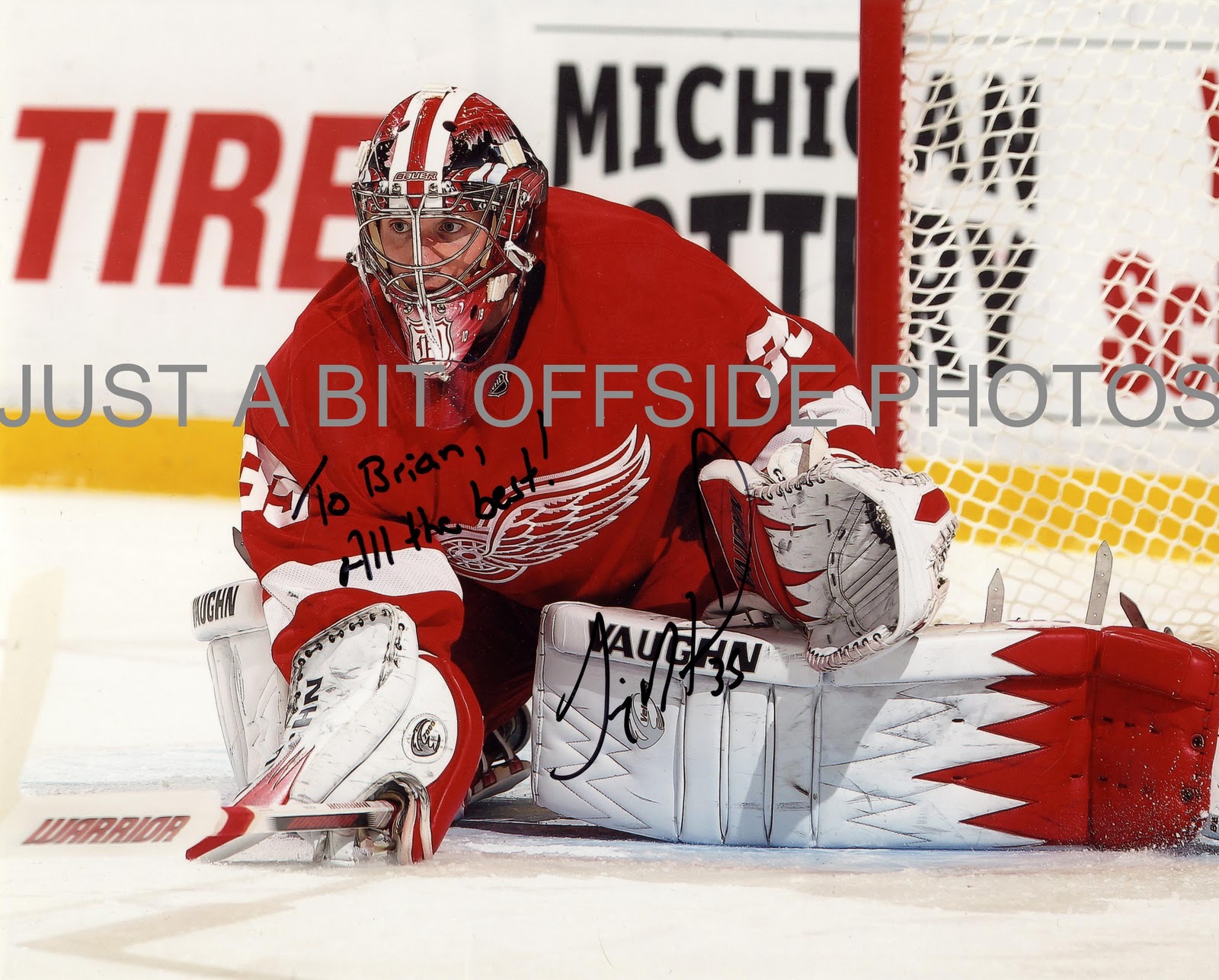 Just A Bit Offside: TTM Success! Jimmy Howard!