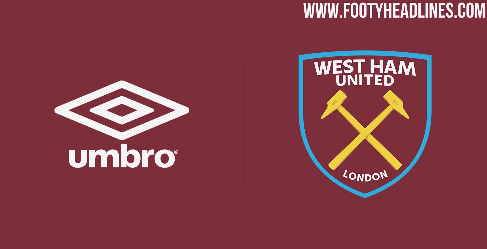 West Ham Announce New Long-Term Umbro Kit Deal - Footy Headlines