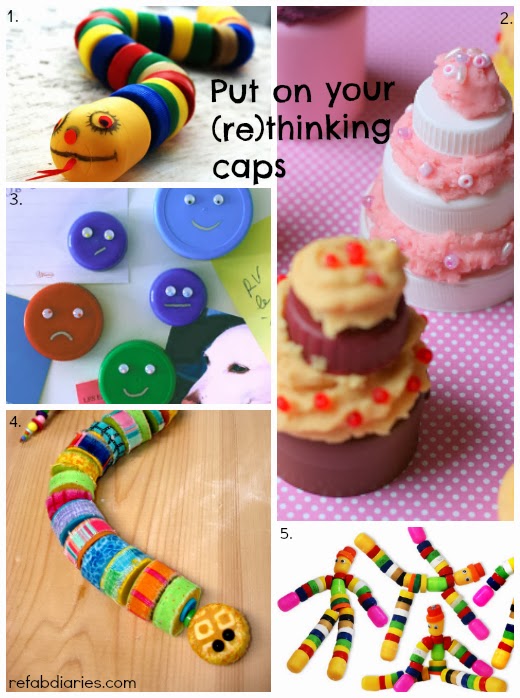 Repurpose: Plastic cap surprises! | the ReFab Diaries