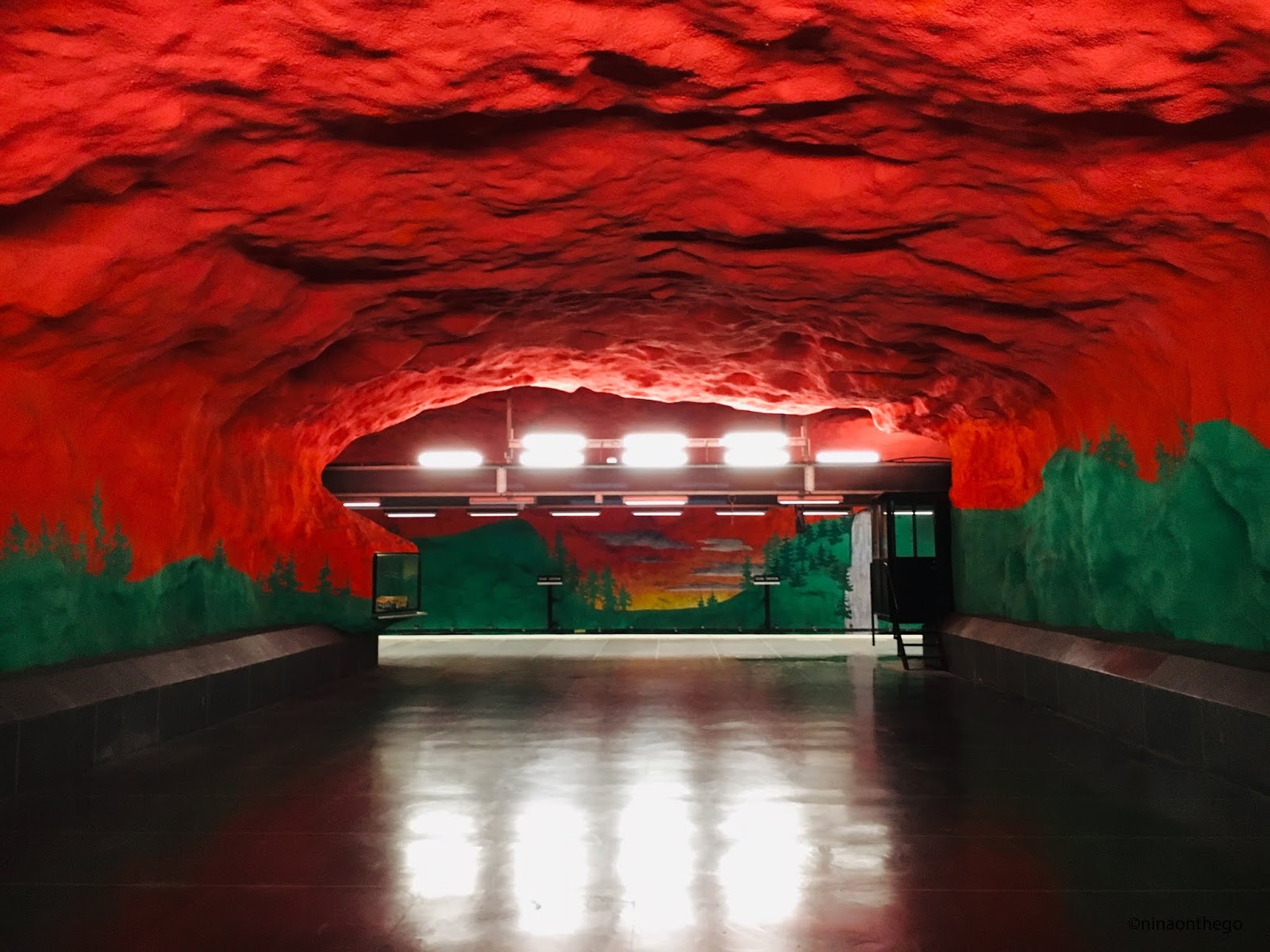 stockholm's incredible underground | nina on the go