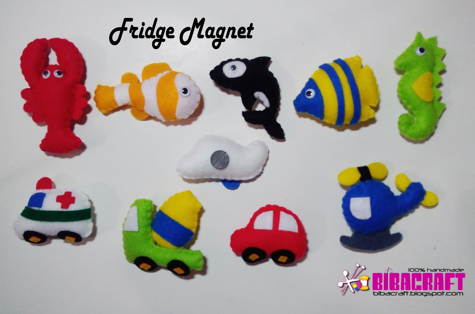 Biba Craft Collection: Magnet Kulkas yang paling Unyu