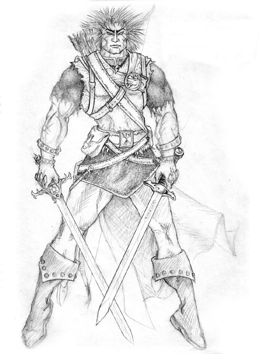 Fighter Drawing Dandd