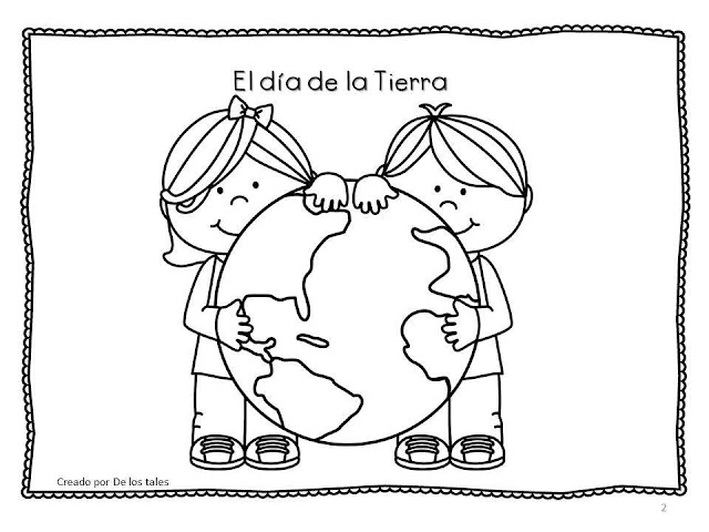 Andaray: Colorea abril 2018: El día de la Tierra