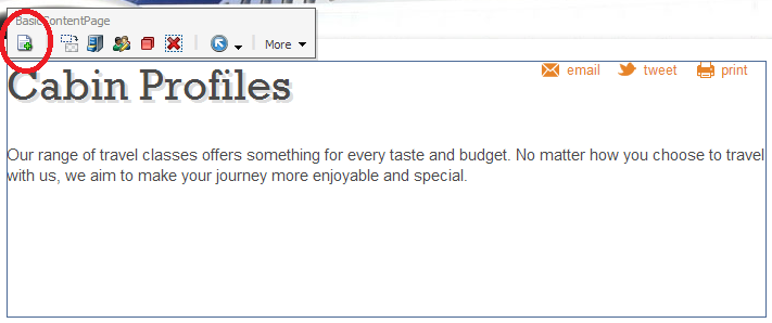 .Kirkegaard: Custom Experience Buttons - Enhancing the Page Editor
