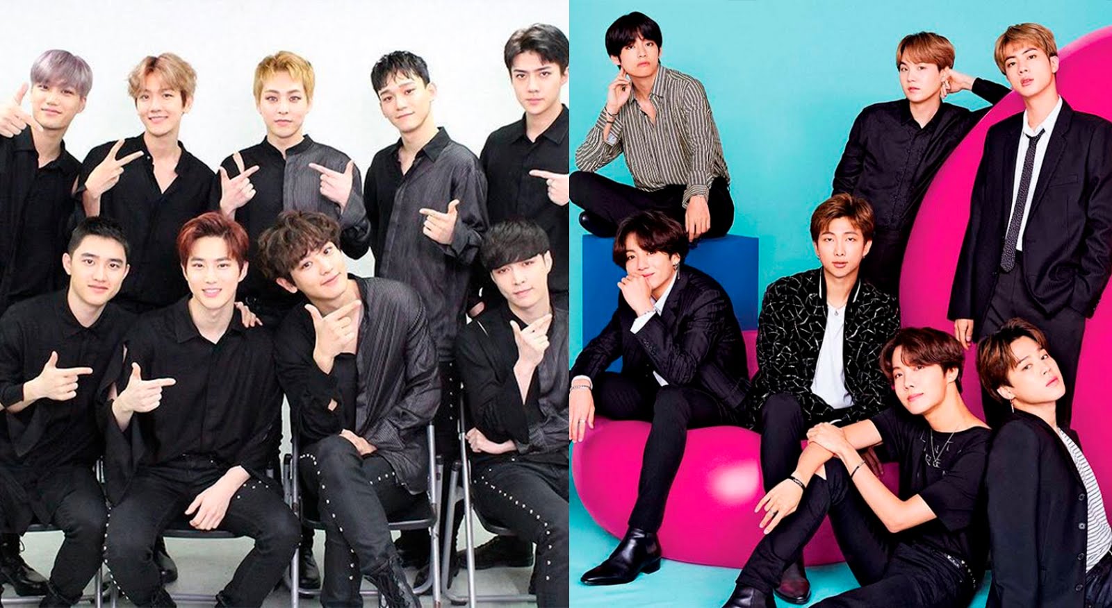 BTS 방탄소년단 y EXO 엑소 nominados a los AMAs American Music Awards - BA NA ...