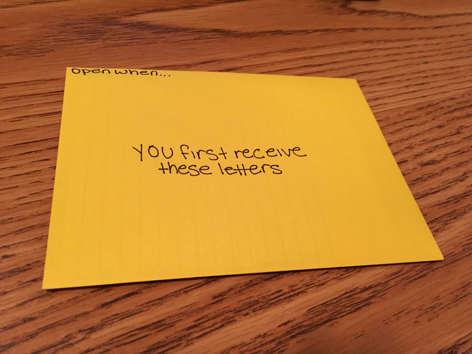 Uniquely College: Open When...