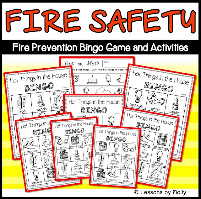 Lessons by Molly: Fire Prevention Teaching Activities for Preschool and ...