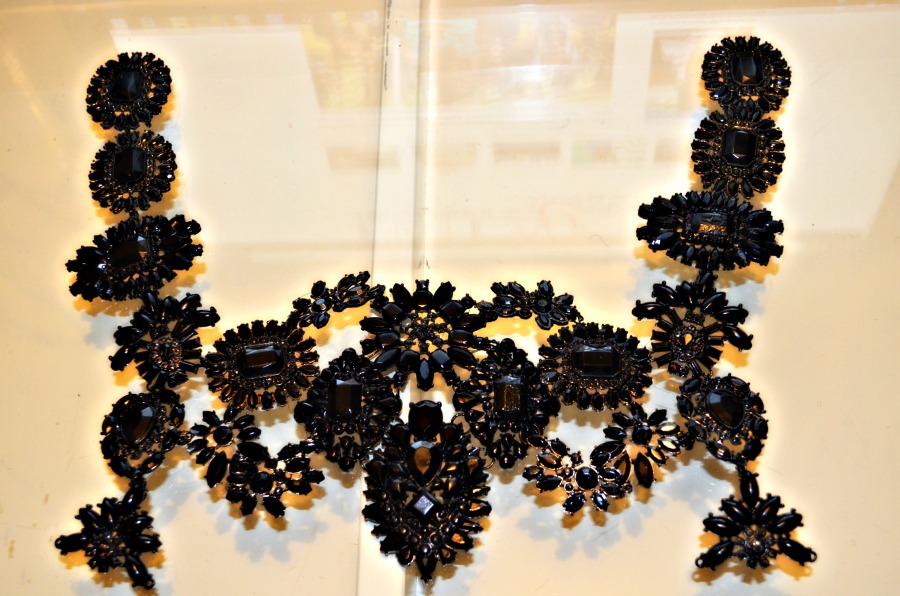 DIY: Now this is how you wear bling! Jeweled garment top. | That Black Chic