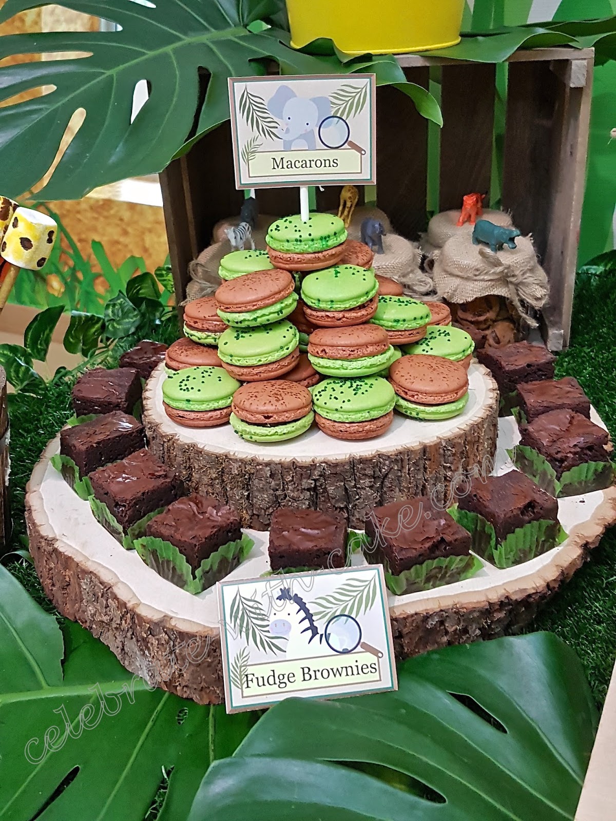 Celebrate with Cake!: Safari themed Dessert Table (Please click on post ...
