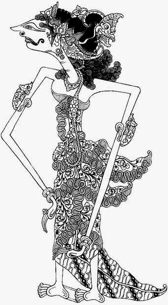 Gendari -- gaya Surakarta ~ Album Wayang Indonesia