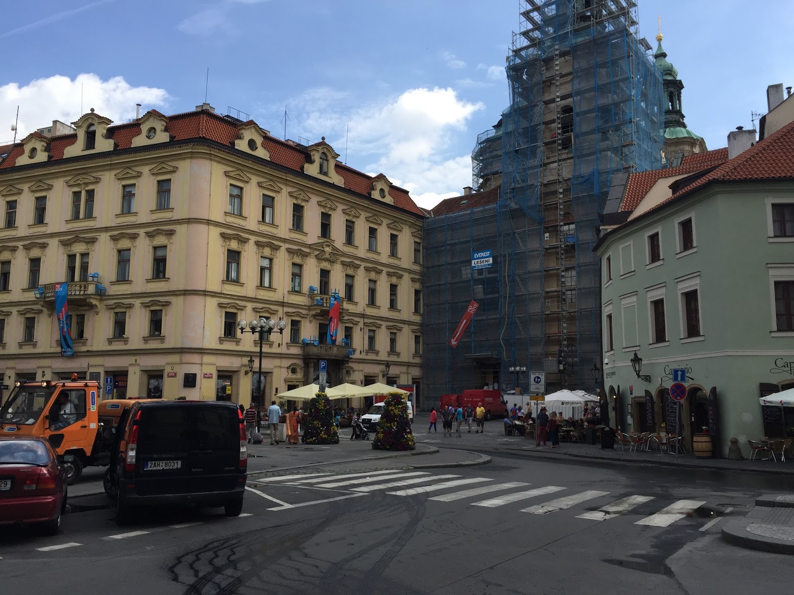Tom in Prague: Day 2 - Namesti Franze Kafky - Franz Kafka Square