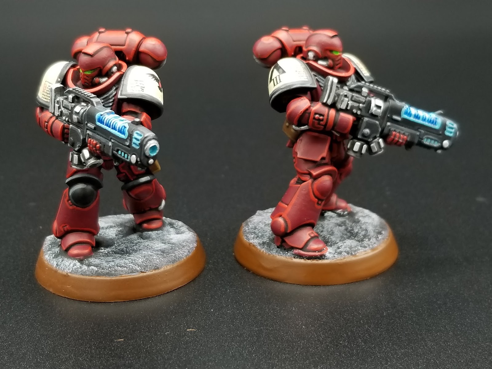 Tigurius's Omnis Arcanum Models: Blood Raven Primaris Hellblasters