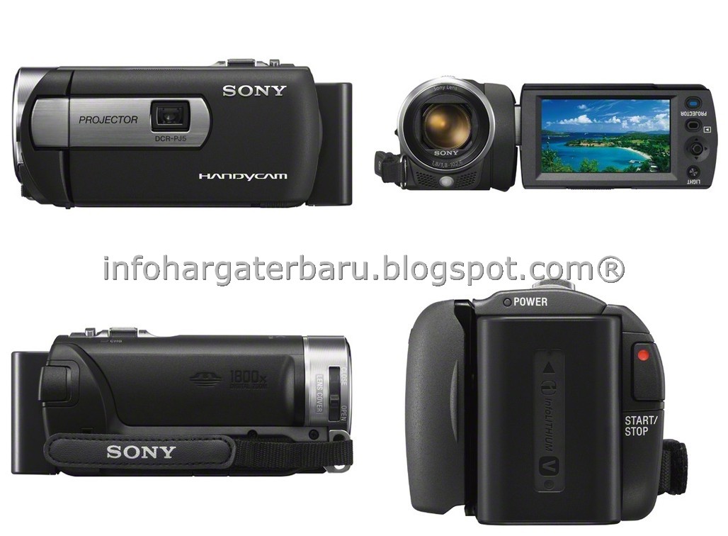 Serba Serbi Elektronik: Harga Sony Handycam Projector DCR-PJ5 ...