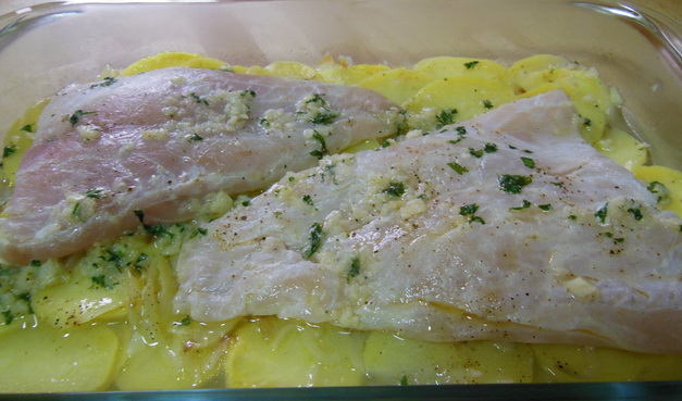 LA COCINA DE NATIBEL: FILETES DE PERCA AL HORNO