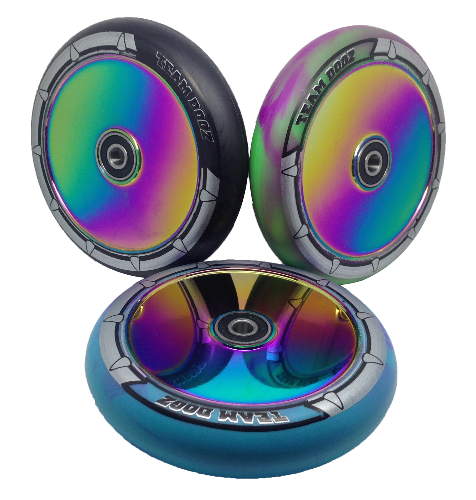 Team Dogz Scooters: NEW Neo Chrome Hollow Core Wheels