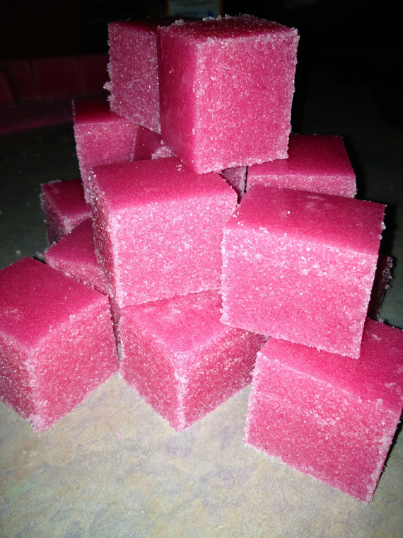 My Adventures in Soap Making: Sugar Scrub Soap Cubes