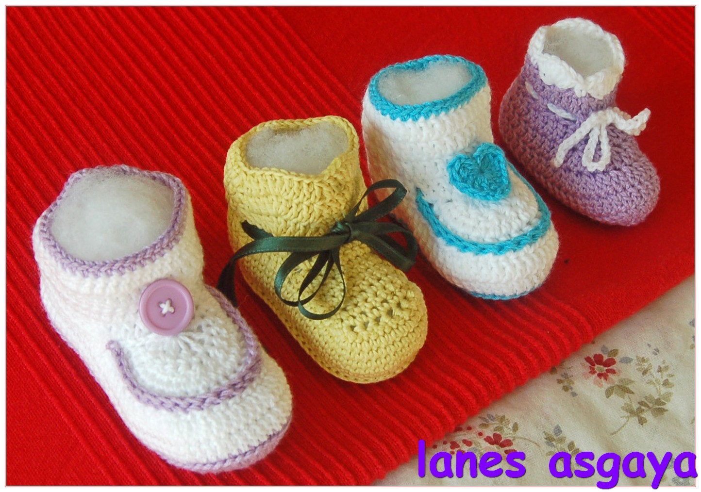Botitas crochet patrones - Imagui
