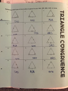 misscalcul8: Geometry Unit 5: Congruent Triangles Interactive Notebook
