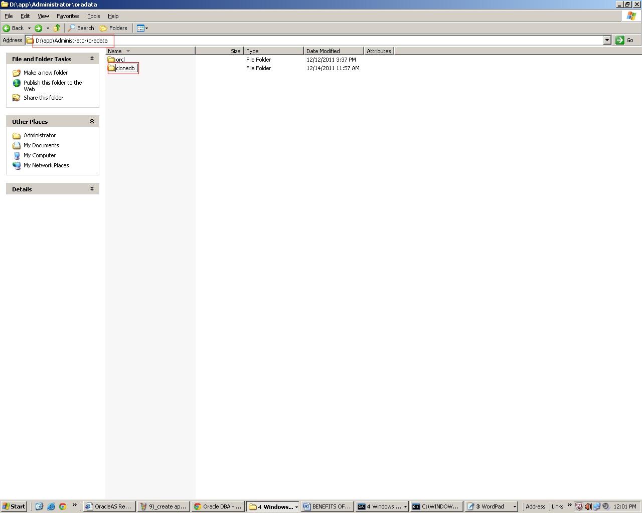 Saugat Chatterjee's Oracle DBA blogs