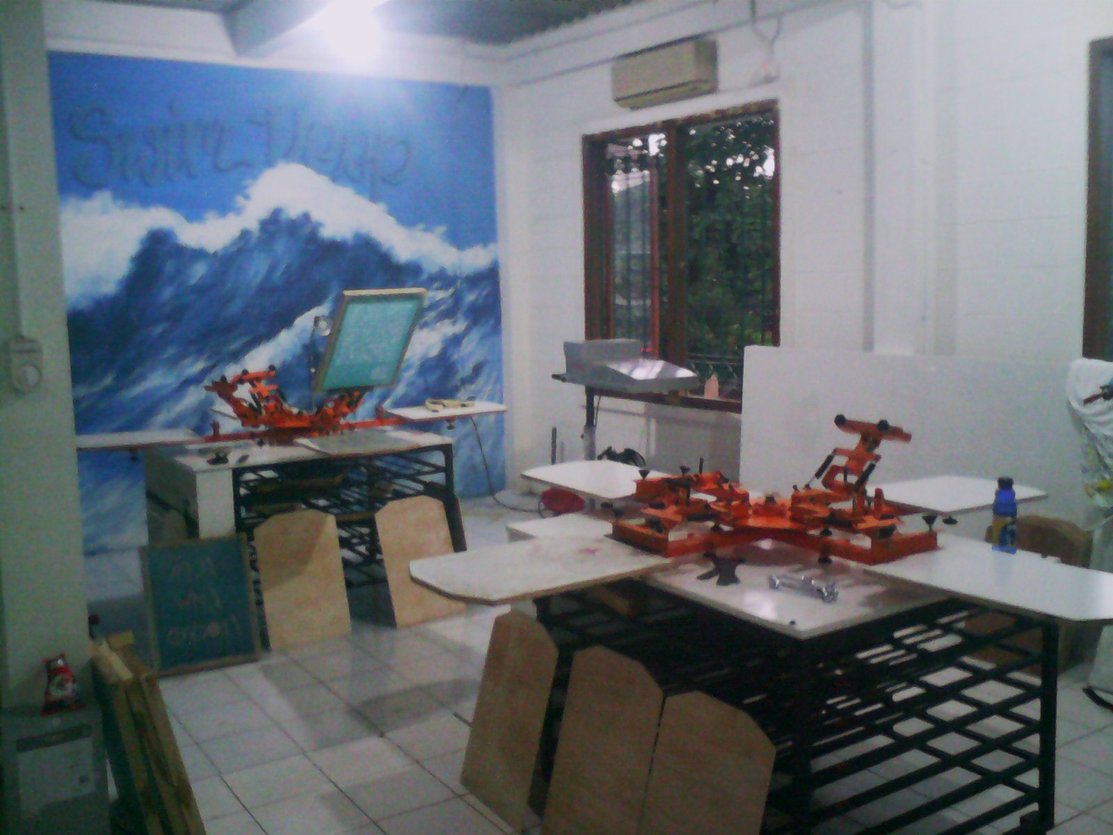 mesin sablon rotary: mesin sablon rotary