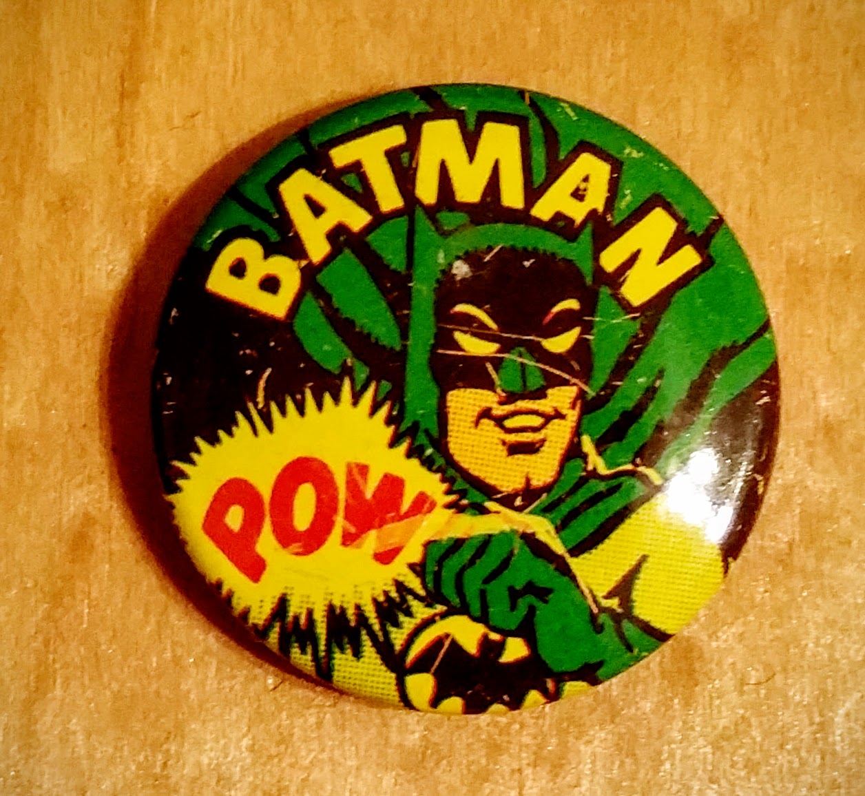 History and Culture by Bicycle: Private Collection: 1966 Batman Pin