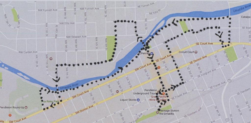 Walks and Hikes in Portland and Beyond: Pendleton - Eastern Oregon