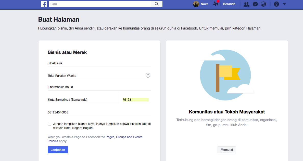 cara membuat halaman facebook untuk jualan 2018 - Blog Arviantino