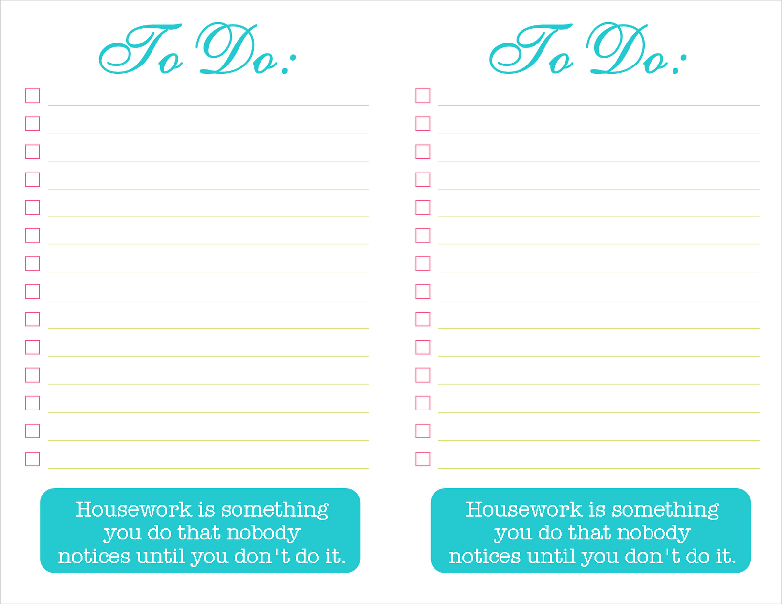 My To Do List - Naturally Creative Mama