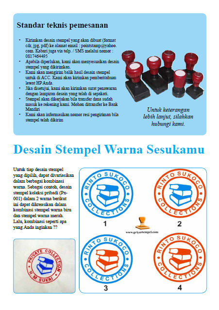 Stampel Murah: Contoh Stampel