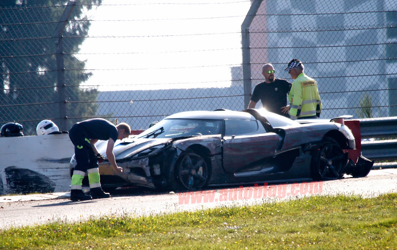 Demo BKB: 2016 Koenigsegg Agera R Prototype Crashed On The Nürburgring