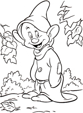 DIBUJOS PARA COLOREAR PINTAR IMAGENES: LOS SIETE ENANOS DE BLANCANIEVES ...