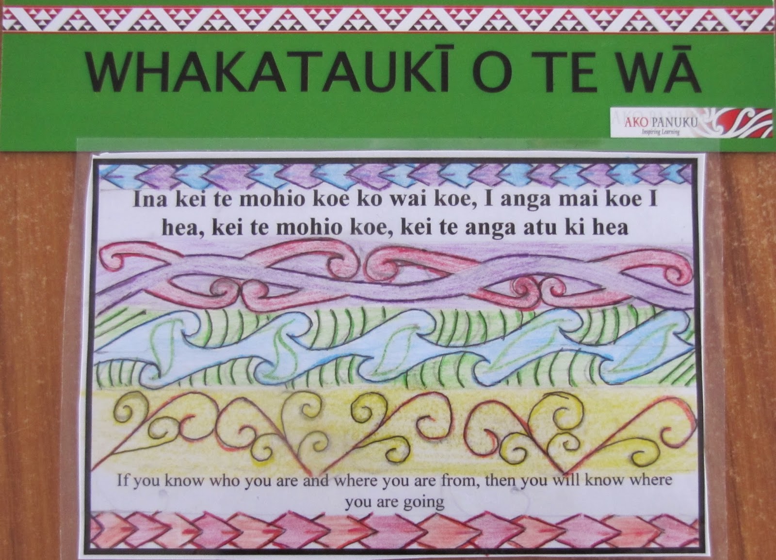 Room 10 Tokoroa Intermediate: Whakatauki