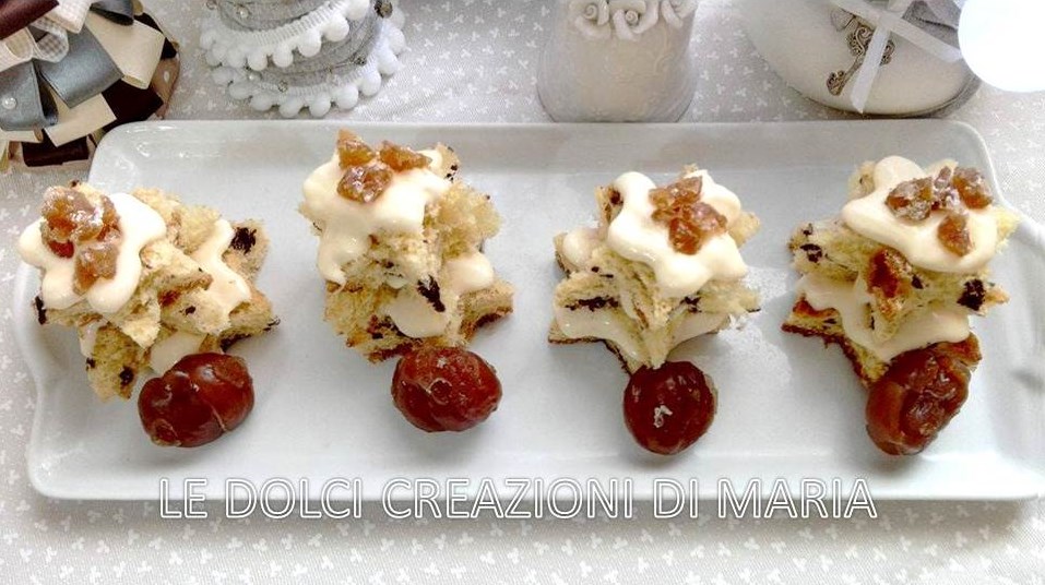 le dolci creazioni di maria: PANDORO CON CREMA AL MASCARPONE