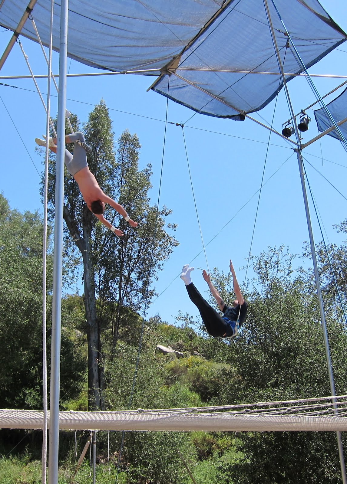 Sensory Overload: Flying Trapeze - Knee Hang Grab