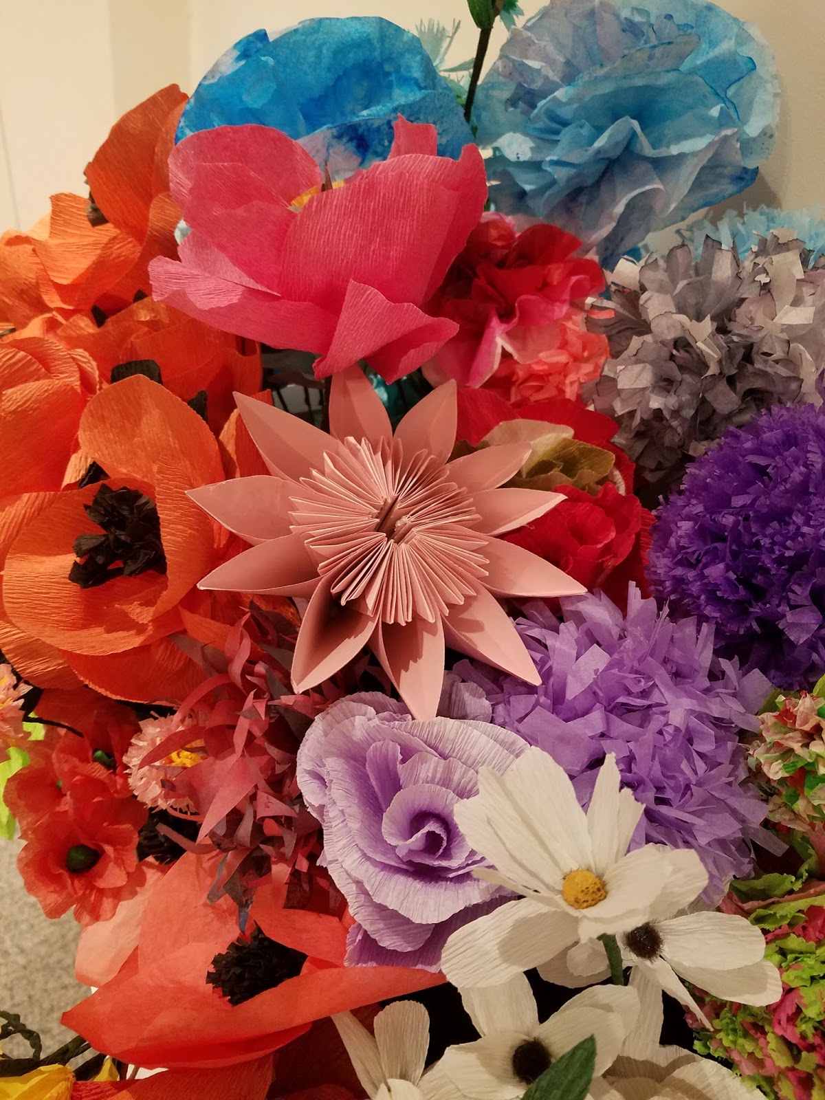 The Halterman Weekend: A Little Afternoon Magic: The Paper Blooms ...