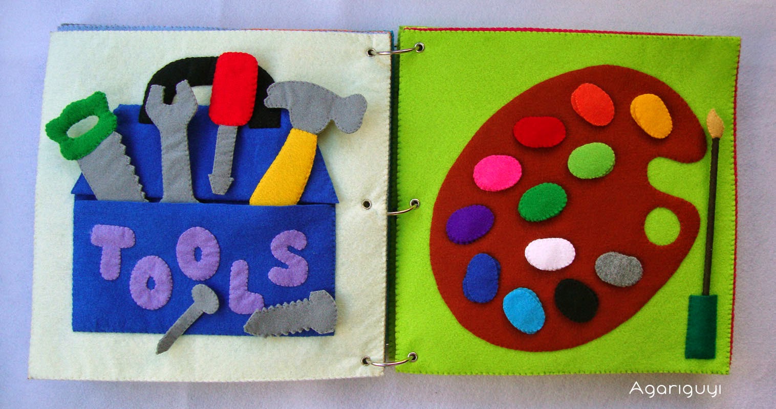 Agariguyi | Complementos de fieltro: QUIETBOOK "COLORS" LIBRO DE ...