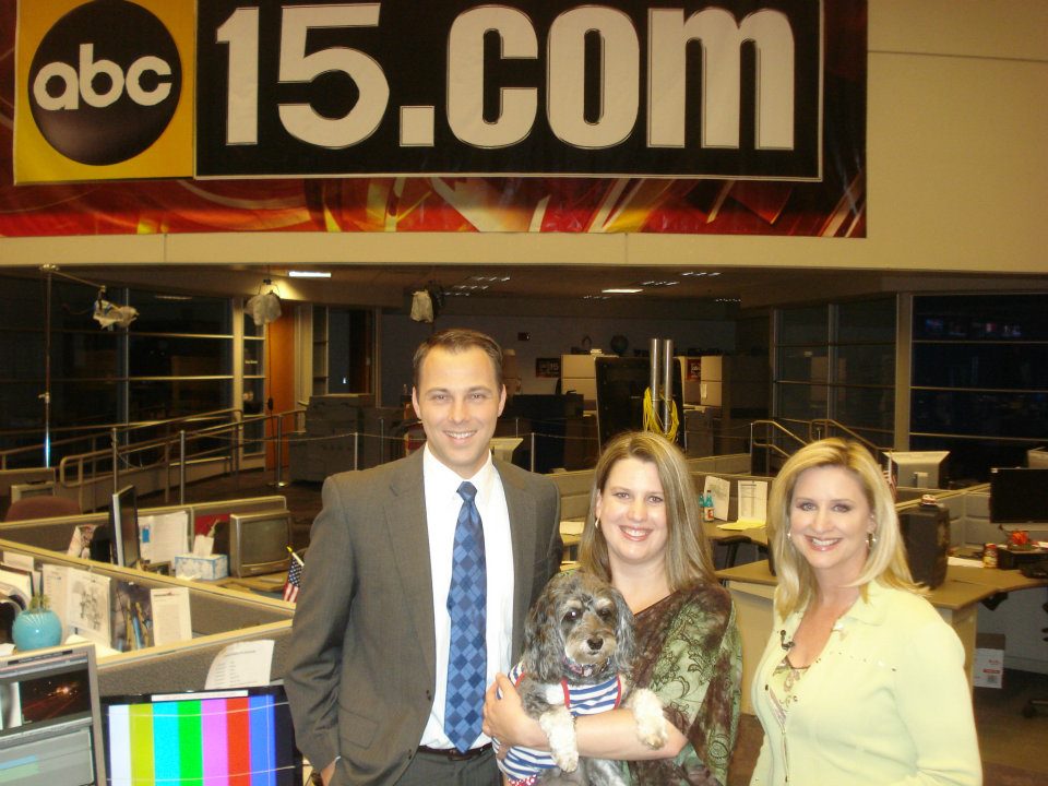 My Favorite Pup Jasmine: Jasmine was on ABC 15 News!