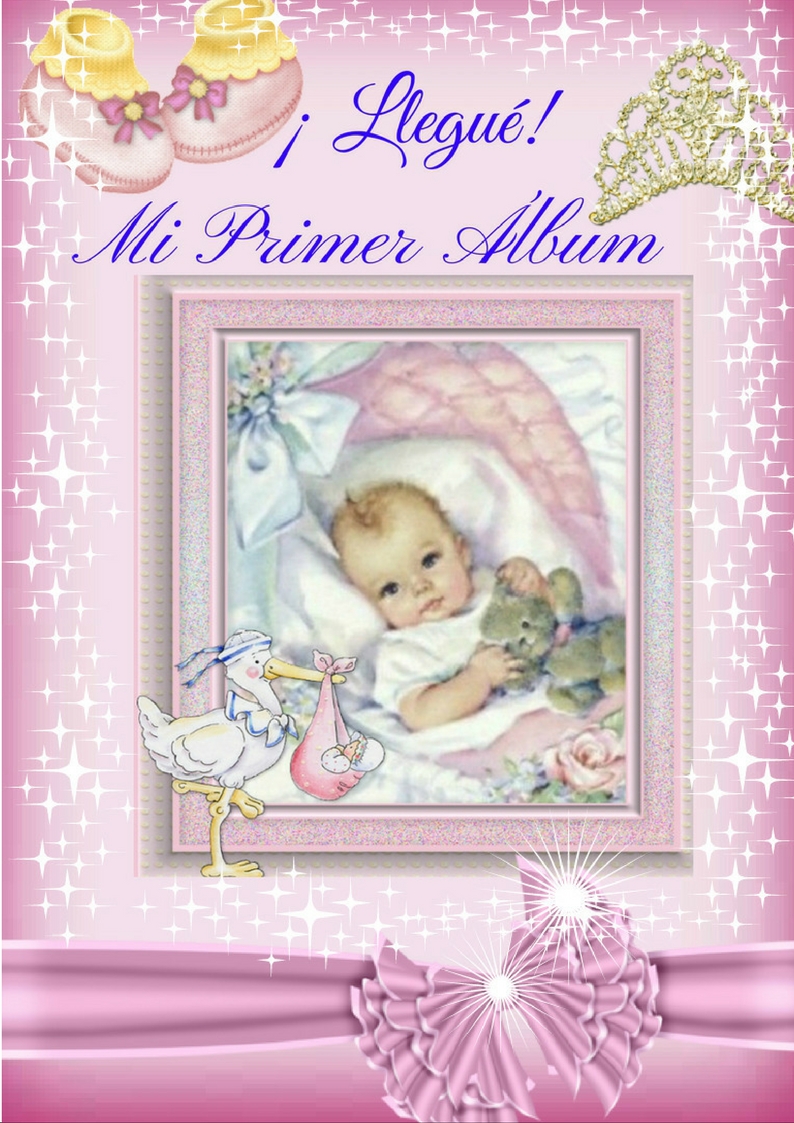 EBOOKS PATRONES : MI PRIMER ÁLBUM NIÑA- FOTOÁLBUN IMPRIMIBLE