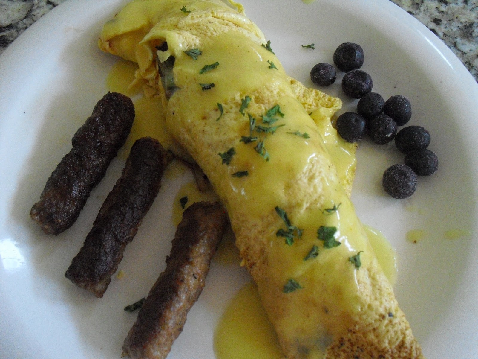 Lindsey's Kitchen: Mushroom Crab Stuffed Egg Wraps