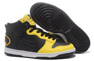 Batman Nike Dunks/Nike Dunk SB High Men Batman Robin Black Yellow