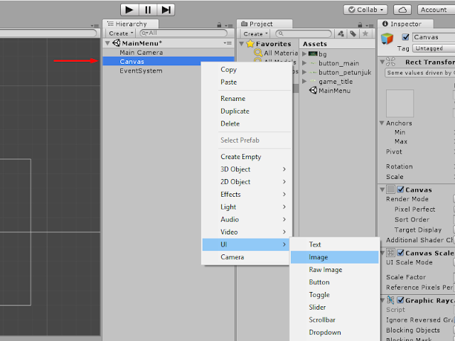 Tutorial Unity - Cara Terbaru Membuat Main Menu - Unity Tutorial Indonesia | Tutorial Unity ...