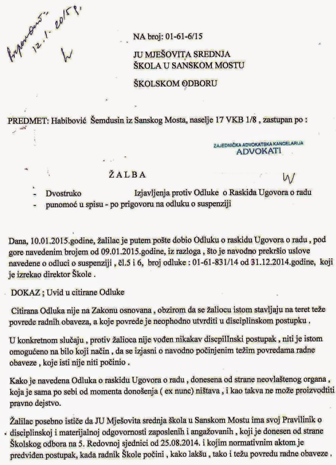 Od protesta do otkaza: Suspenzija i otkaz