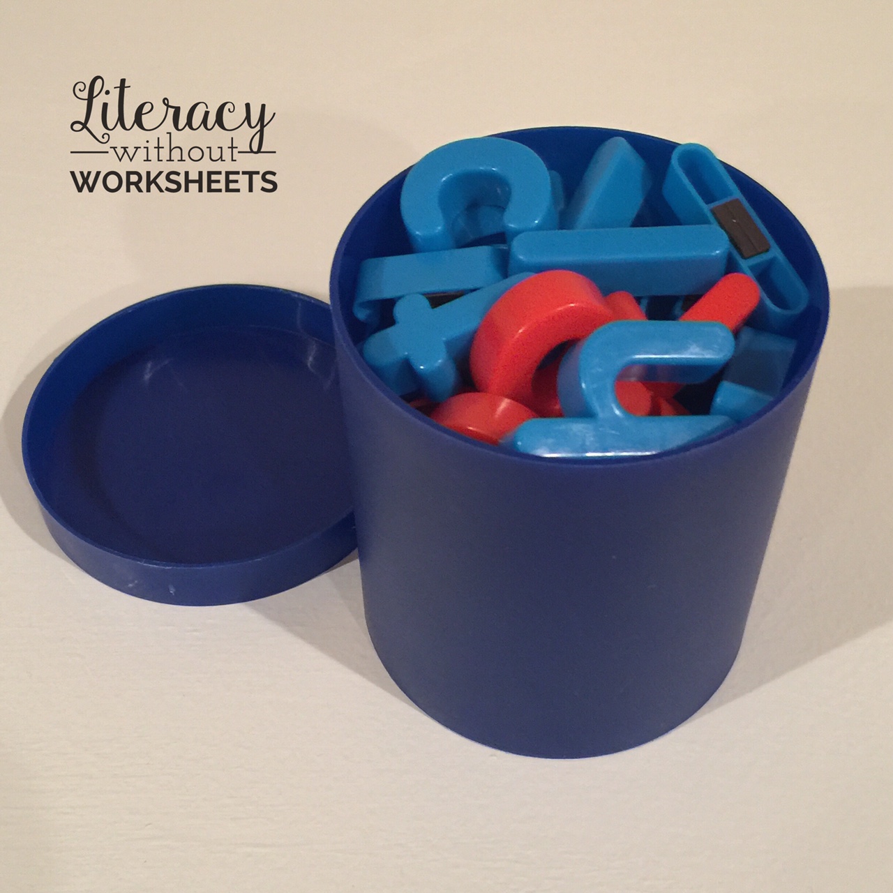 Organizing Magnetic Letters - Literacy Without Worksheets