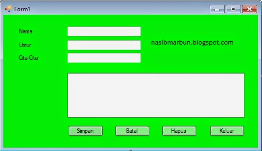 Nasib Marbun Cara Membuat Dan Menampilkan Tabel Listview Menggunakan Vbnet 2008