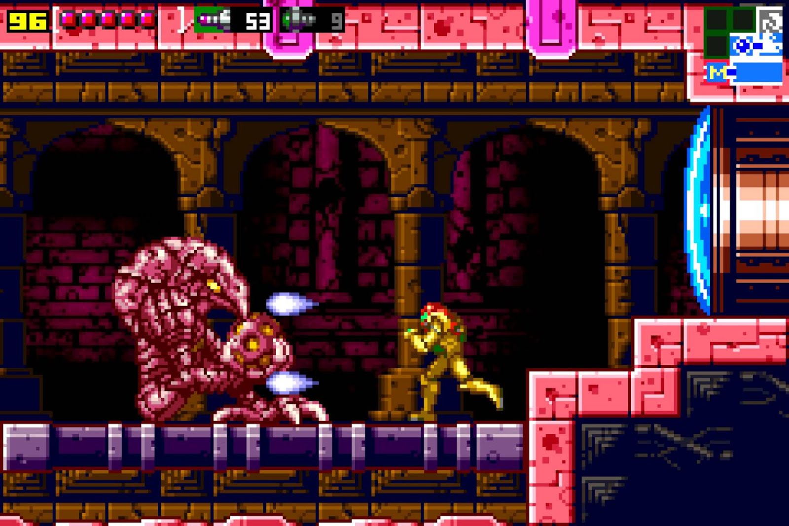 Roms de GBA español : Metroid Zero mission español gba