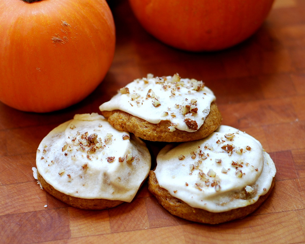 marzipan: Maple Iced Pumpkin Cookies