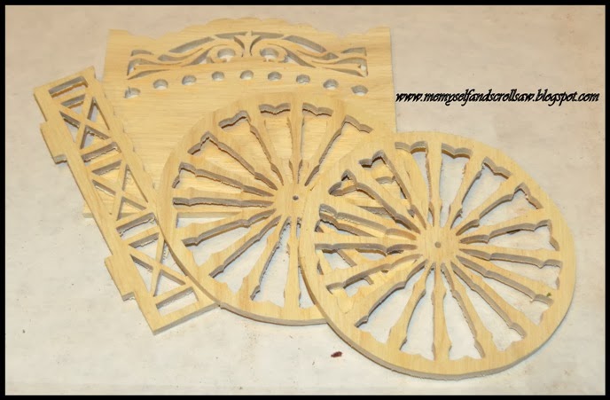 ME, MYSELF AND SCROLL SAW: Victoria Carriage Scroll saw Project - Day 4