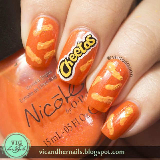 Vic and Her Nails: Digital Dozen Does Food - Day 4: Cheetos