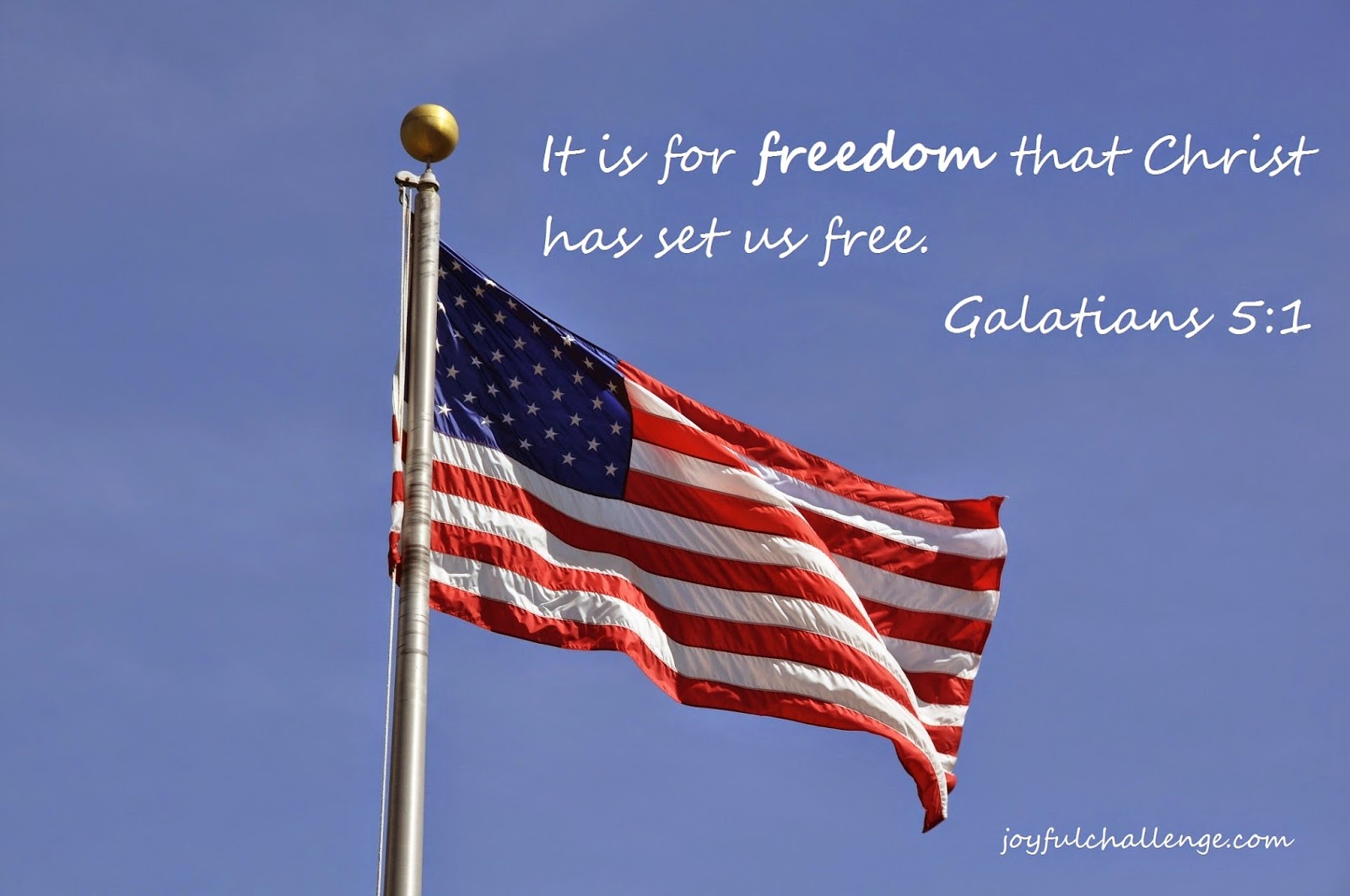 Finding JOY in every day: Faithful Friday: Freedom