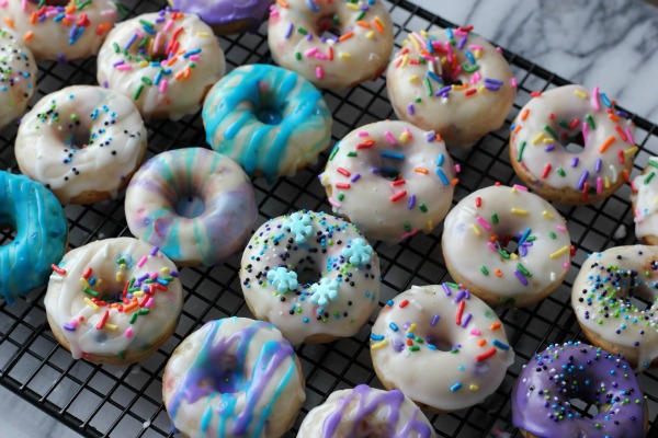Me and My Pink Mixer: Homemade Birthday Cake Mini Donuts